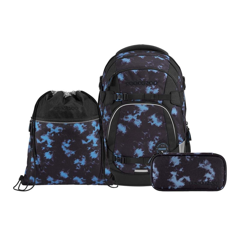 Coocazoo Mate Midnight Dust Schulrucksack Set 3tlg.