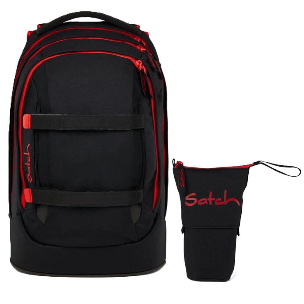 Satch Pack Fire Phantom Schulrucksack Set 2tlg.
