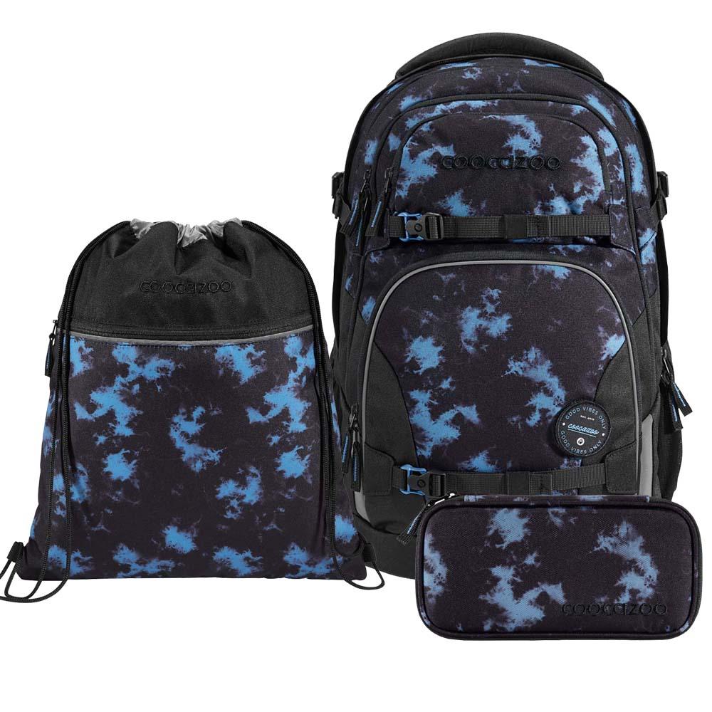 Coocazoo Porter Midnight Dust Schulrucksack Set 3tlg.