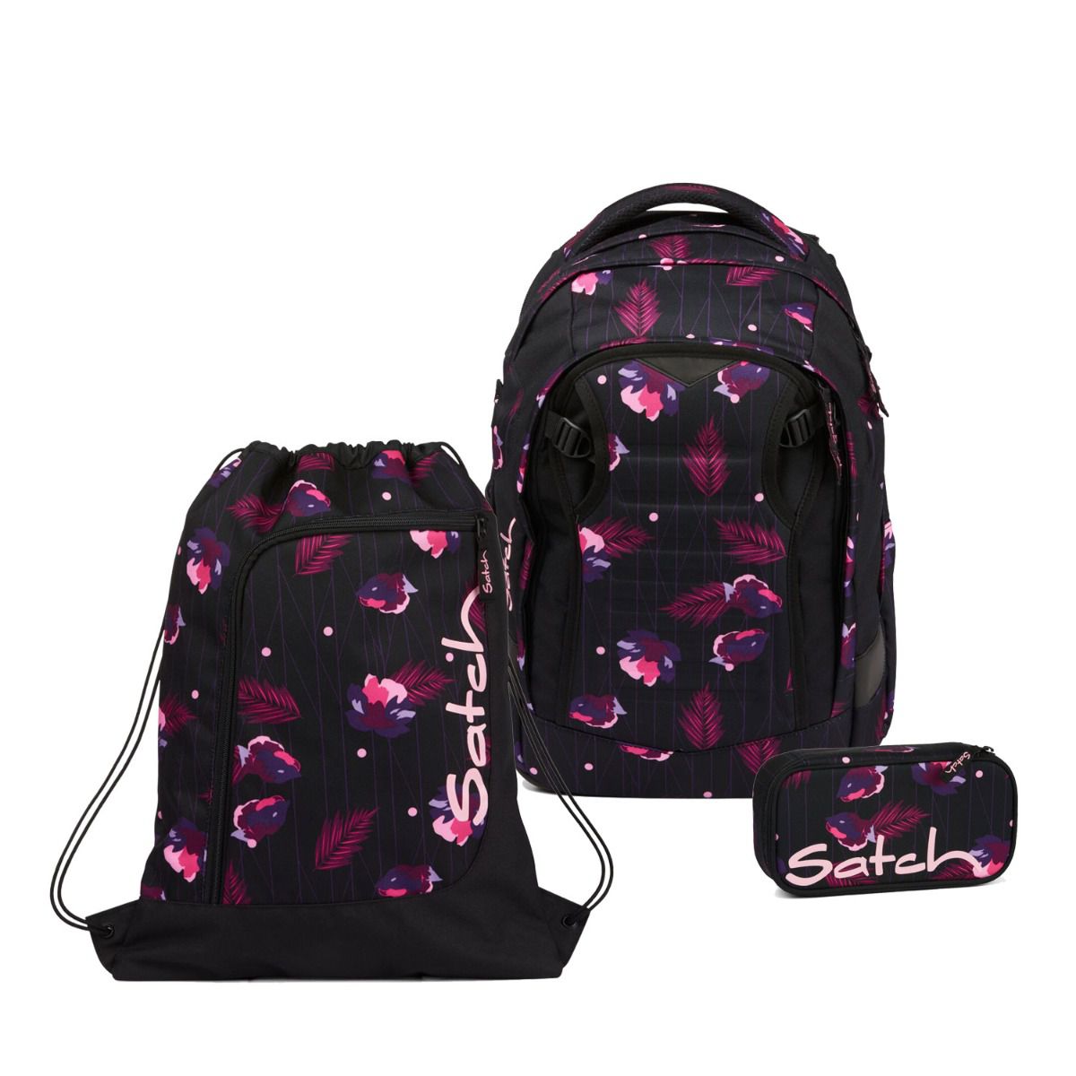 Satch Match Mystic Nights Schulrucksack Set 3tlg.